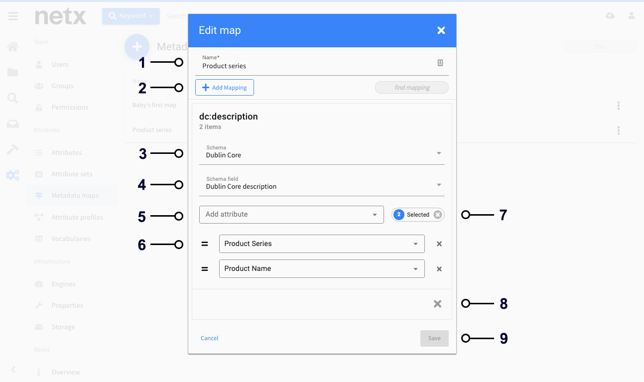 Metadata Maps – Customer Support